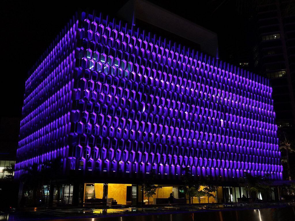 Ever wonder what the different colors of the IBM Building mean? Check ...